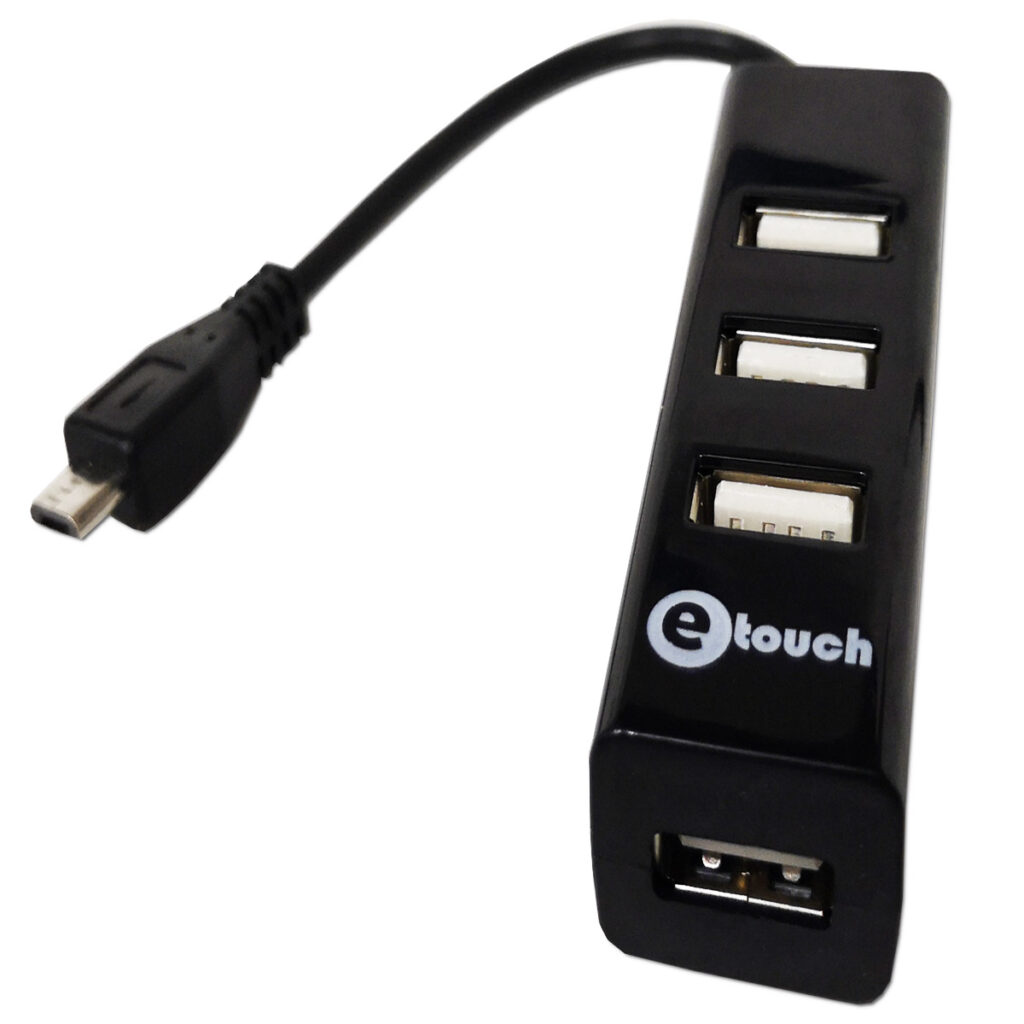 Adaptador OTG Micro USB a 4 Puertos 2.0 | Chars